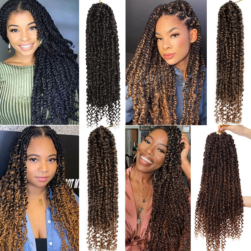 Passion Twist Crochet Braiding Braid Afro Spring Twist Hair Extensions ...