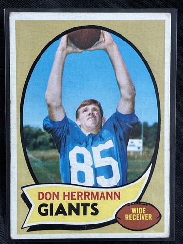1970 Topps Don Herrmann Rookie New York Giants #153 | eBay