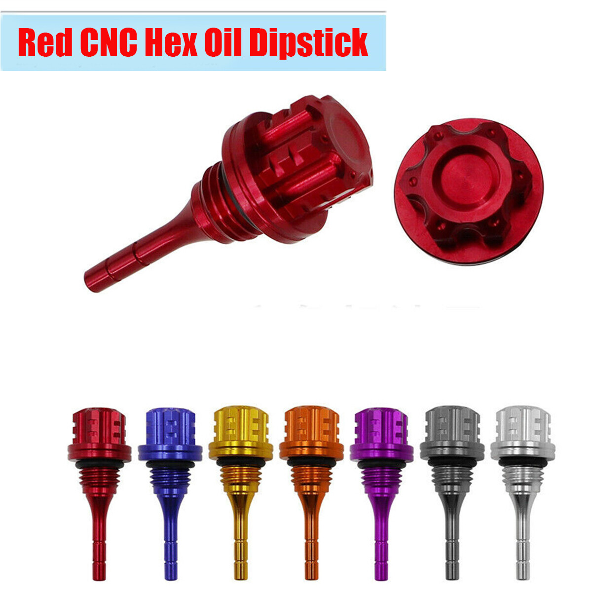 1Pcs Motorcycle Dirt Bike Modified Engine Hexagon Oil Dipstick Cap Plug ...