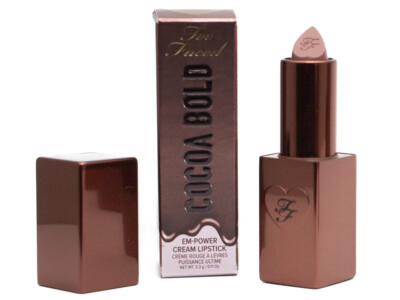 Too Faced COCOA BOLD Em-Power Cream Lipstick, Ganache .11oz | eBay