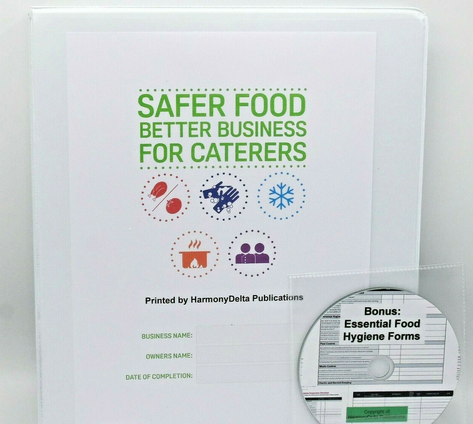 Safer Food Better Business Caterers SFBB Pack & 13 Month Diary + Temp ...