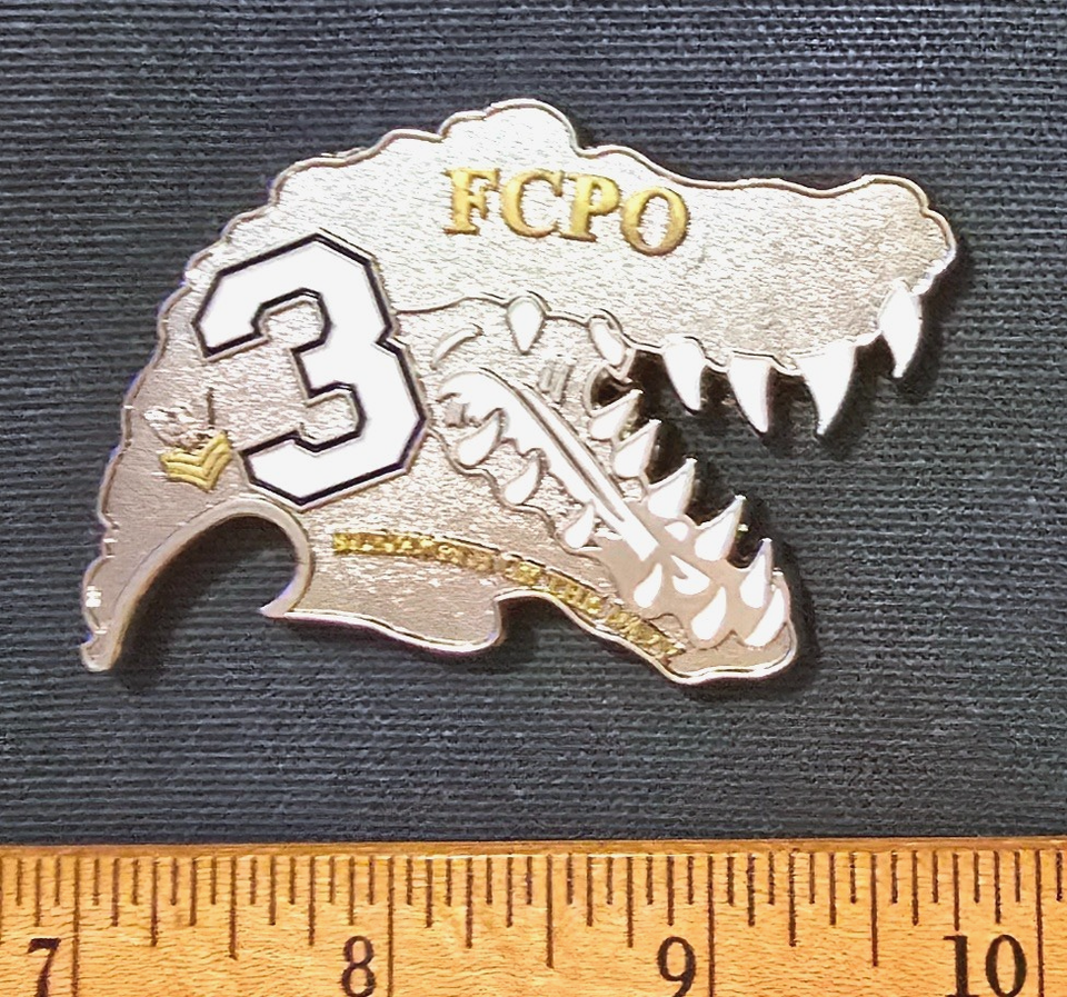 Awesome 3" USN Navy FCPOA Challenge Coin USS Kearsarge (LHD-3) | eBay