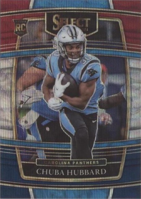 2021 Panini Select - Concourse Tri-Color Prizm #76 Chuba Hubbard /249 ...