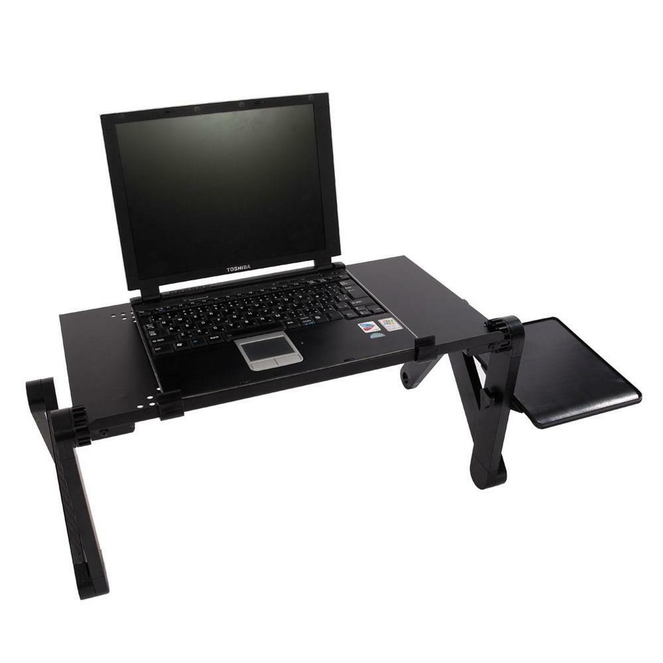 Durable Portable Foldable Notebook Laptop Desk Table Stand Bed Tray W ...