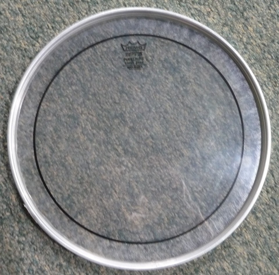 Remo PTS 12" Pinstripe Drum Head. Super Dark. Store-Stock w/No Box ...