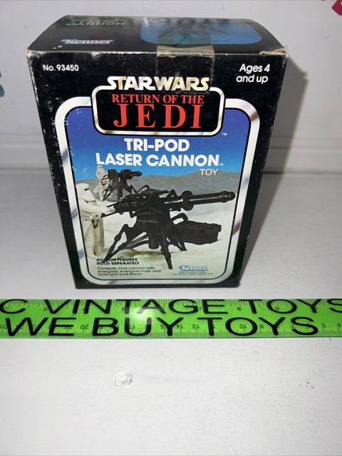 Vintage 1982 Kenner Star Wars Return of The Jedi Tri Pod Laser Cannon ...