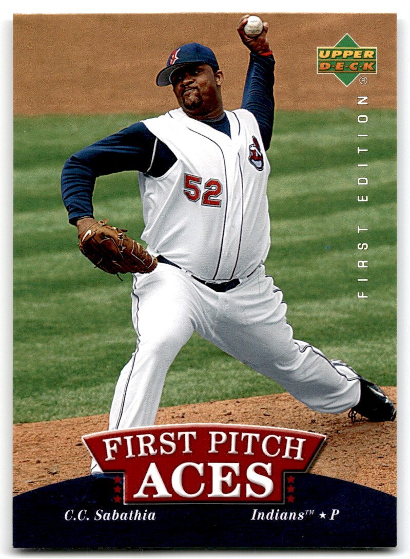 2007 Upper Deck First Edition CC Sabathia Baseball Cards #FPA-SA | eBay
