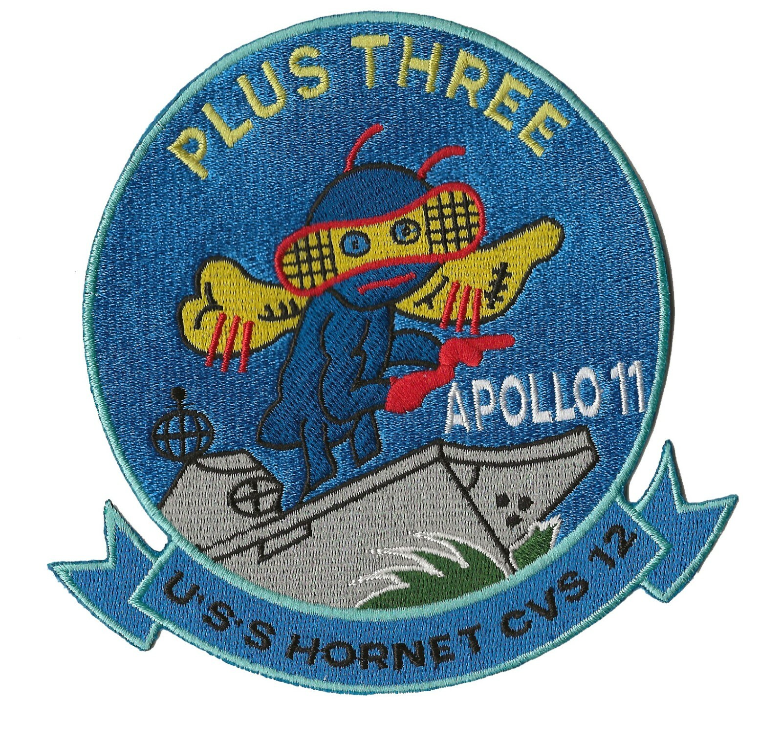 Apollo 11 USS Hornet CVS 12 NASA US Navy space recovery force ship ...