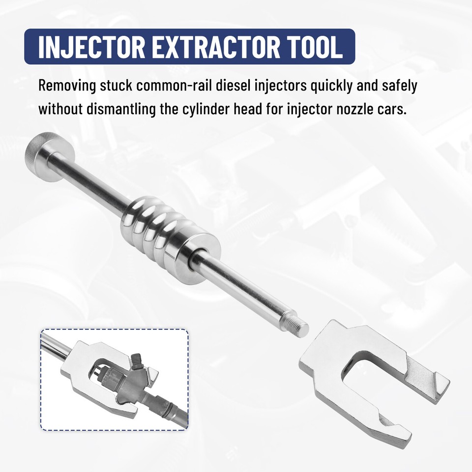 26x Diesel Injector Remover Puller Tool Extractor Master Kit Universal ...