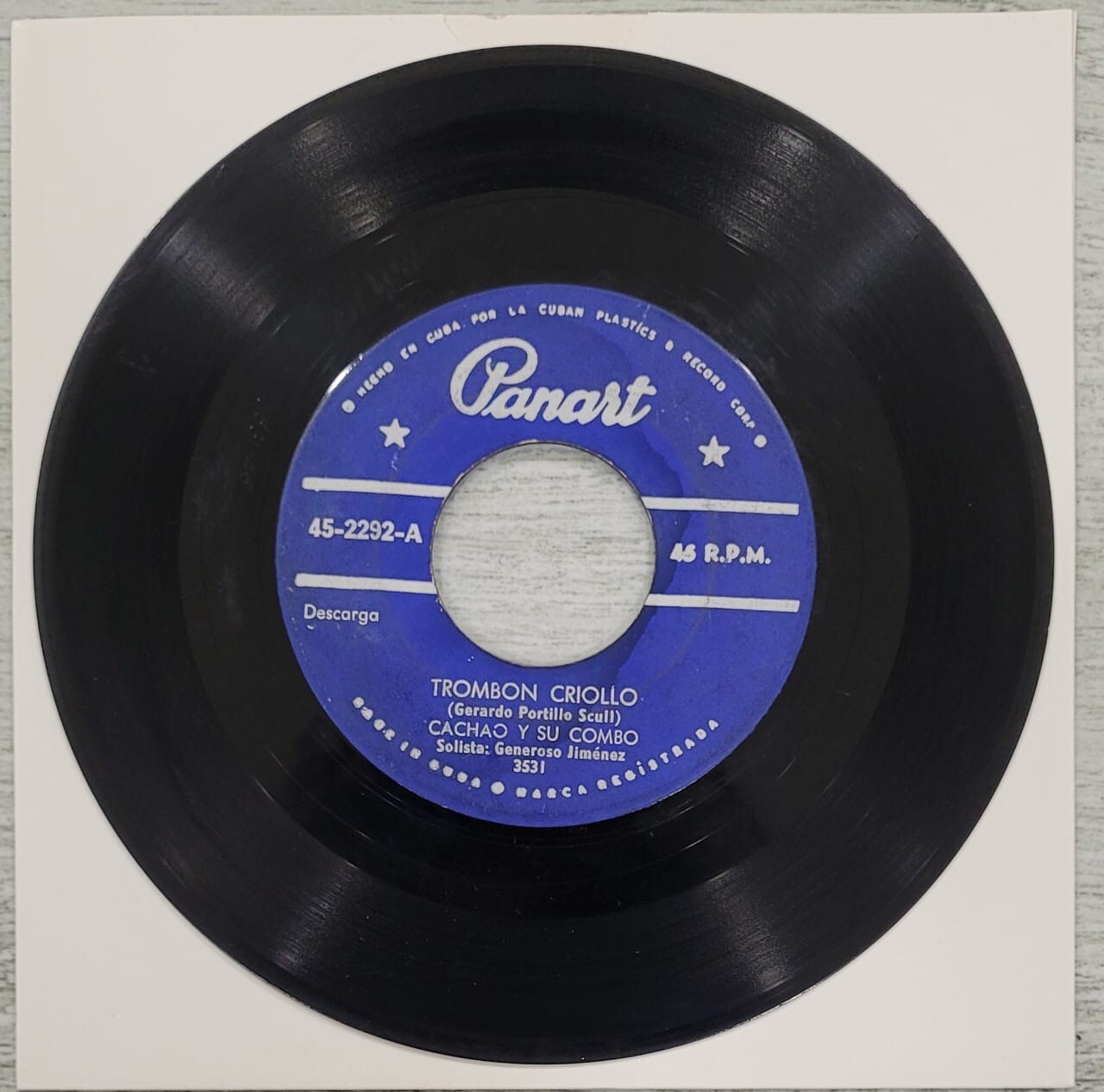 Cachao Y Su Combo ‎– Trombon Criollo / Oye Mi Tres Montuno / Panart ...