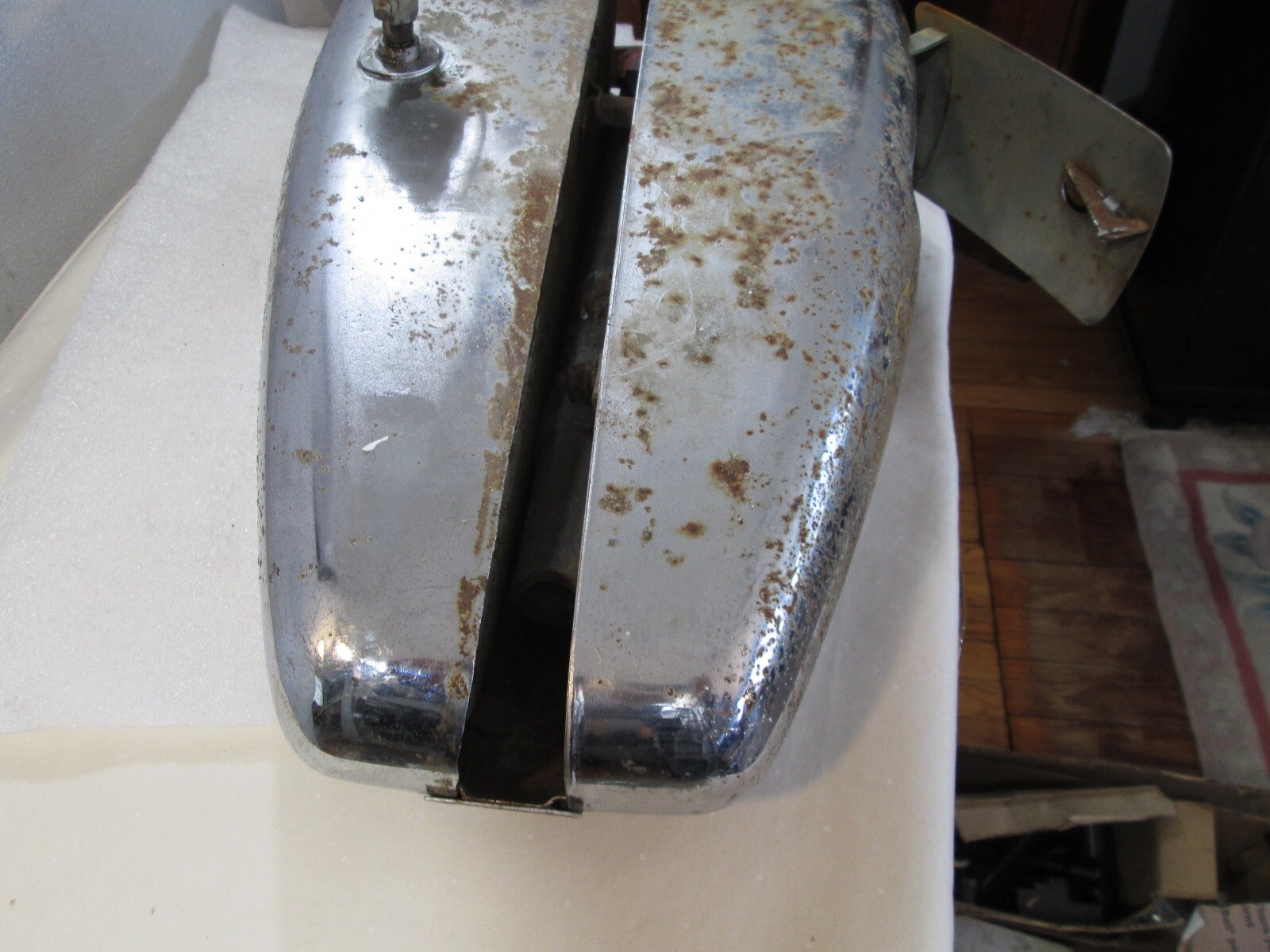 1947-1948 Vintage Marman Twin motorcycle bicycle fuel tanks, RARE!!! | eBay