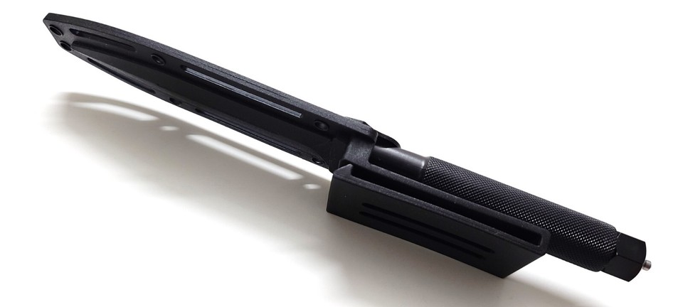 Schrade Extreme Survival Slim Black Dagger Fixed Blade Knife, Model ...