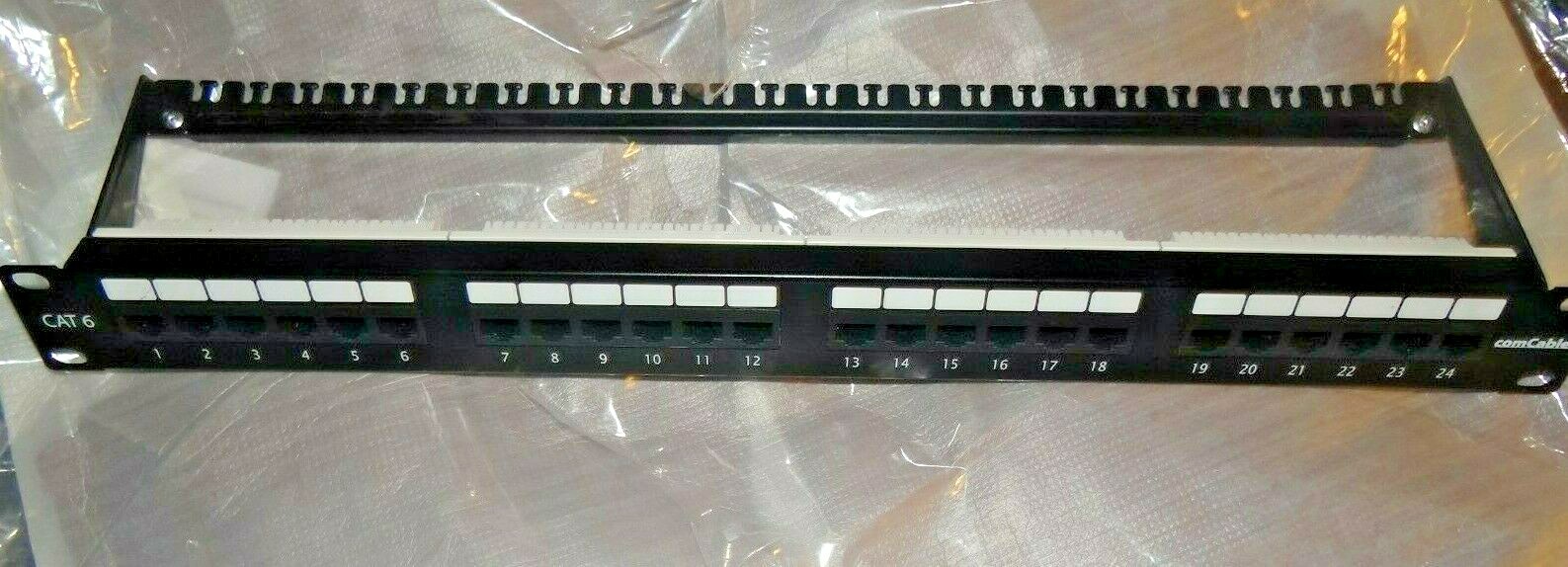 ComCables Standard Patch Panel Cat 6 | 24-Port loaded with com circuits ...