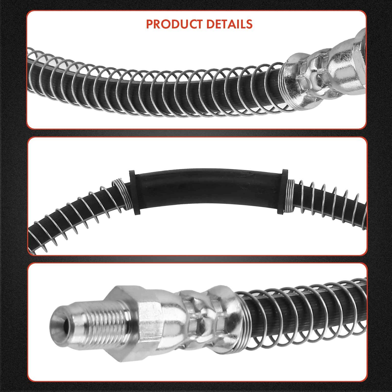 Front Rear Brake Hose Kit 4-Piece Brake Hose Set – Front & Rear ...