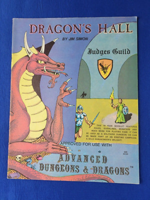 Dragon's Hall - Judges Guild (1981 First Printing) | eBay