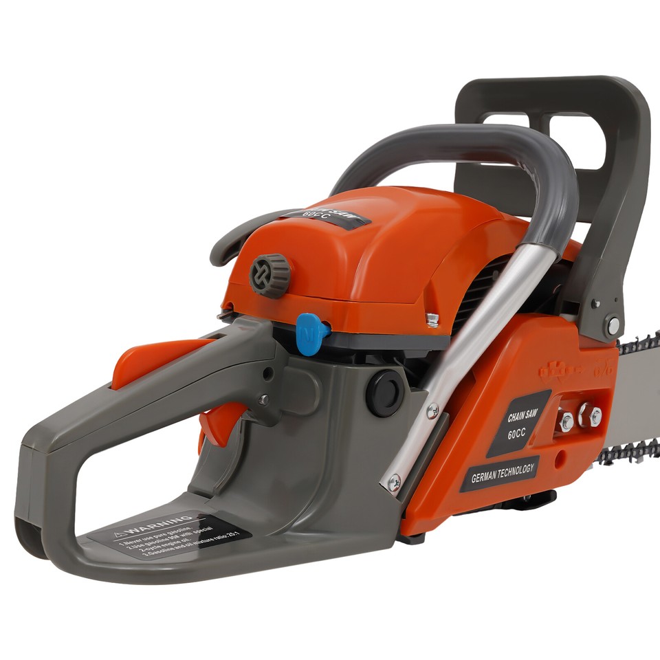 60cc Gas Chainsaw 22" inch Bar Gasoline Powered Chain Saw Engine ...