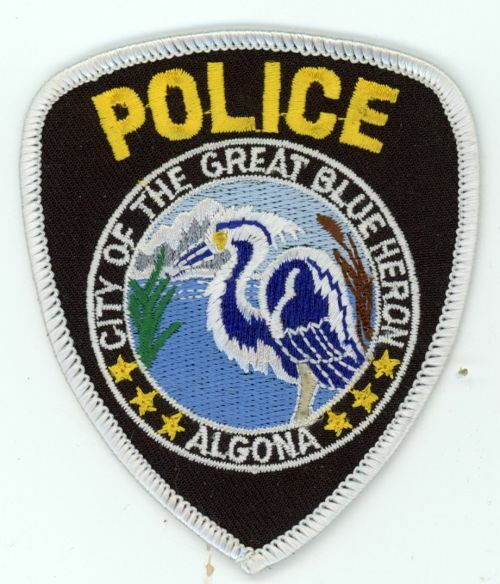 ALGONA POLICE WASHINGTON WA PATCH JUST OVER 3 1/4 INCHES SHERIFF | eBay
