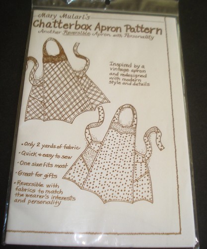 CHATTERBOX APRON Pattern Reversible Apron with Personality by Mary ...
