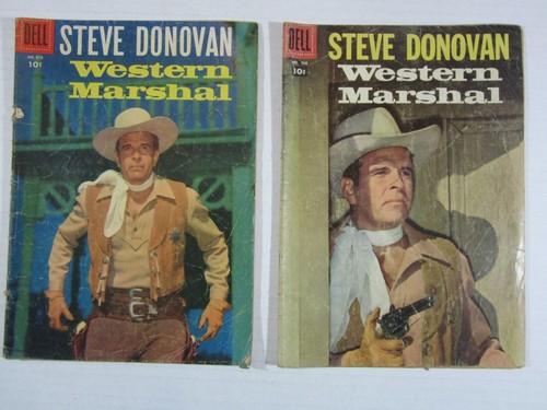 STEVEN DONOVAN DELL FOUR COLOR COMICS 2 ISSUE LOT 675 & 768 VG- Western ...