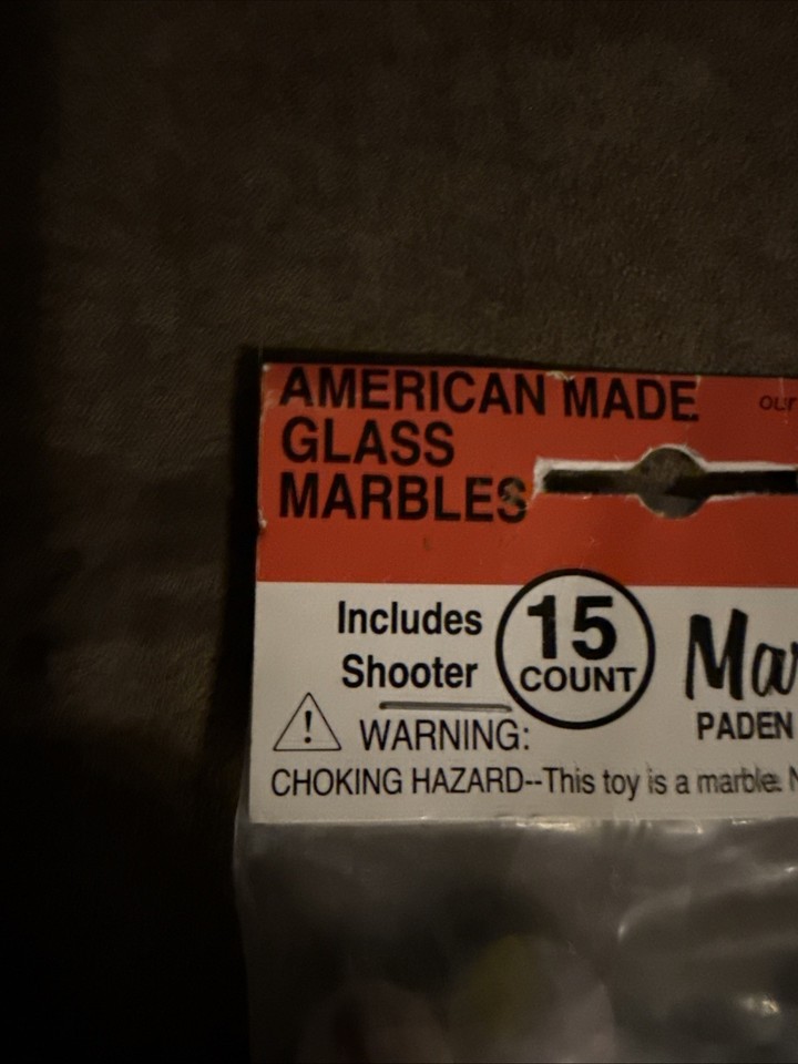 Vintage Marble King 15 Total Shooter Original Bag USA Toy Hobby ...