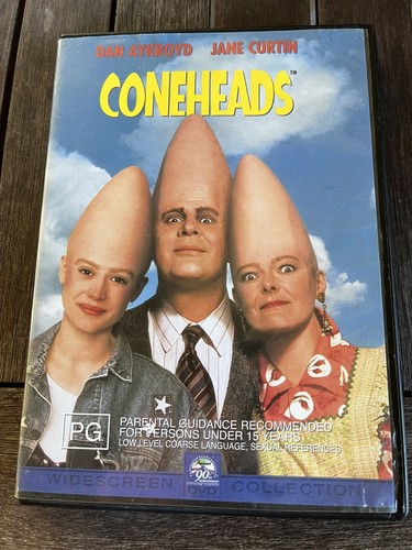 Coneheads (DVD, 1993) Dan Ackroyd Chris Farley. Strange Family! Sci Fi Comedy | eBay Australia