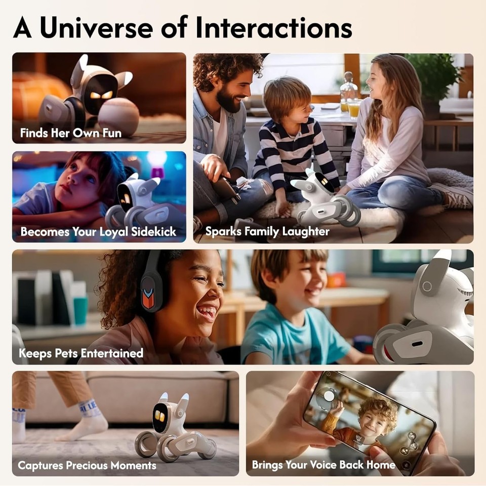 Robot Pet Dog ChatGPT-4o Smart AI-Powered Companion Voice & Gesture ...