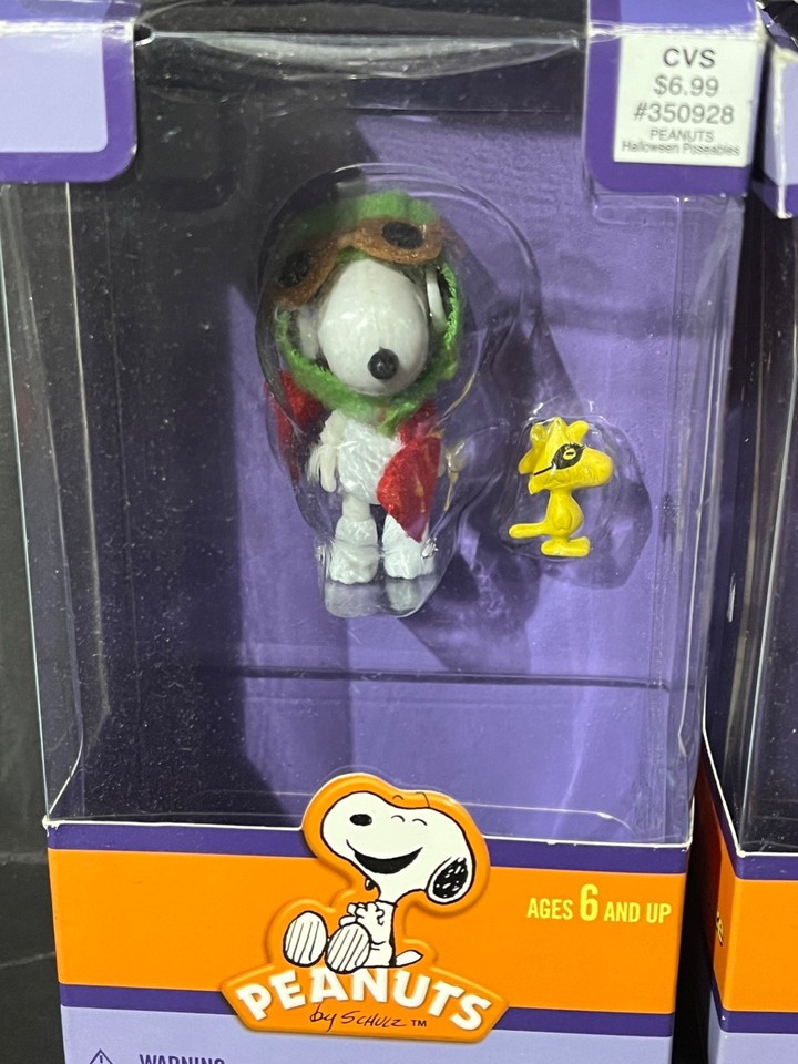 CVS PEANUTS HALLOWEEN TRICK OR TREAT 2012 SET CHARLIE BROWN LUCY LINUS ...