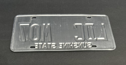 FLORIDA PERMANENT LICENSE PLATE — NFK 🍊 W56 — SUNSHINE STATE | eBay