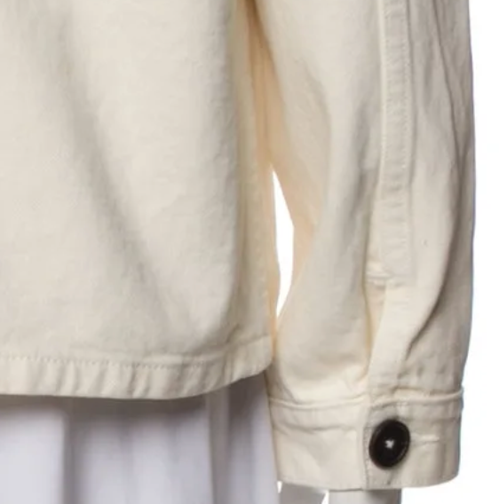 New with tags The Row $1190 off white Denim Kurt Jacket, XS | eBay