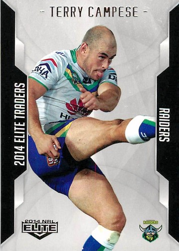 2014 CANBERRA RAIDERS NRL Card TERRY CAMPESE Elite | eBay Australia