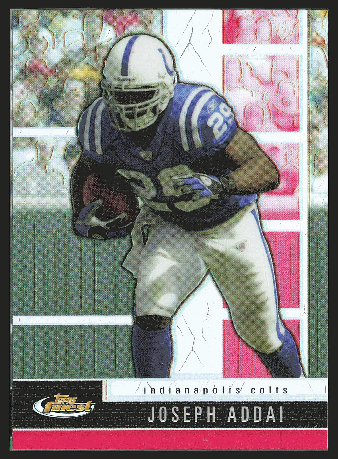 2008 Finest #29 Joseph Addai Red Refractors /25 | eBay