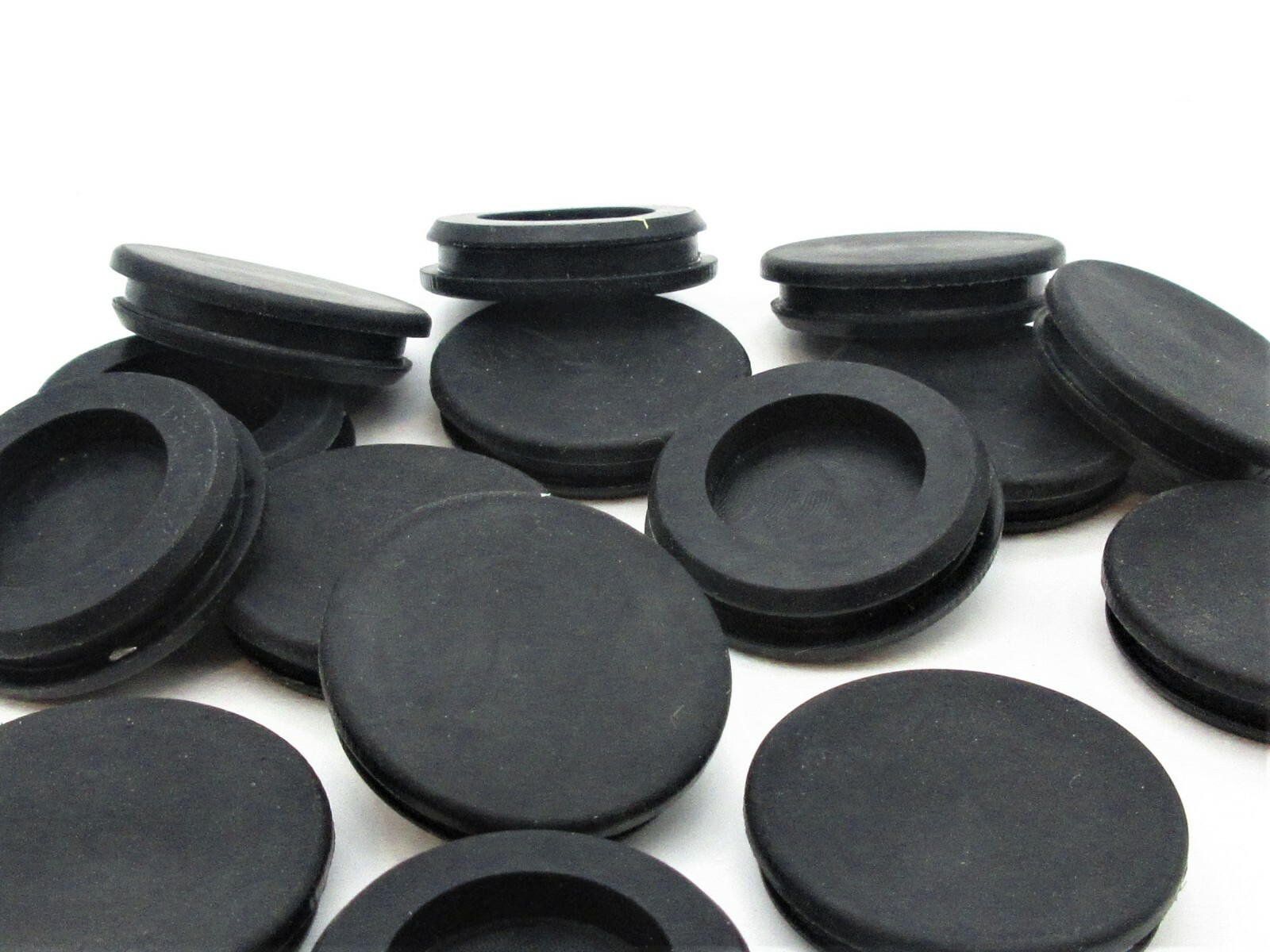 1 1/4" Rubber Panel Plug, Knockout Plug, Solid Grommet, Fits 1/8 ...