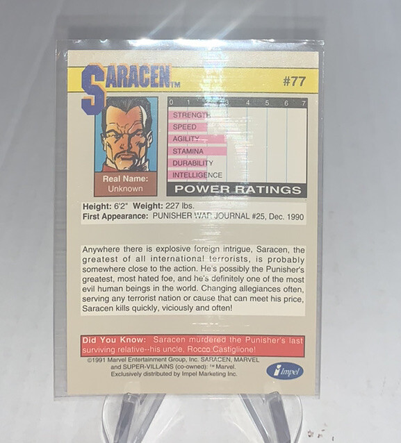 Saracen # 77 - 1991 Marvel Universe Series 2 Impel Base Trading Card | eBay