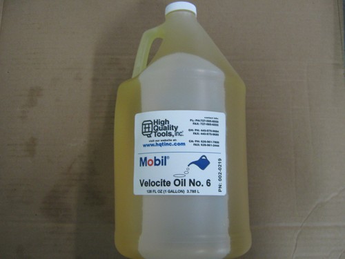 1 GAL OF MOBIL VELOCITE SPINDLE OIL #6 for BRIDGEPORT MILL & HARDINGE ...
