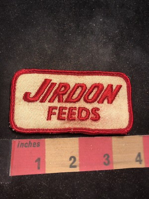 Vtg JIRDON FEEDS Advertising Patch 80H4 | eBay