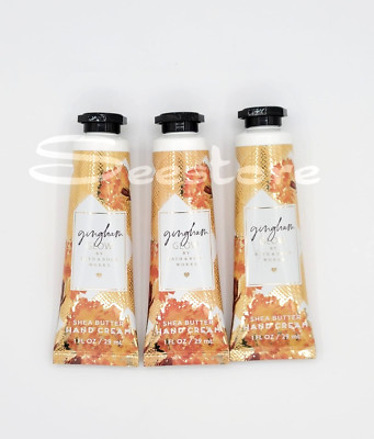 Bath & Body Works Gingham Glow Shea Butter Hand Cream 1 oz New Set of 3 ...