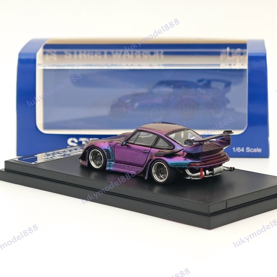 1:64 SW 993 Racing Sports Classic Model Low Spoiler Purple Diecast | eBay