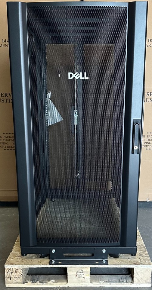 Used "A" Grade 24u Dell AR3104X717 Server Rack Cabinet Enclosure APC ...