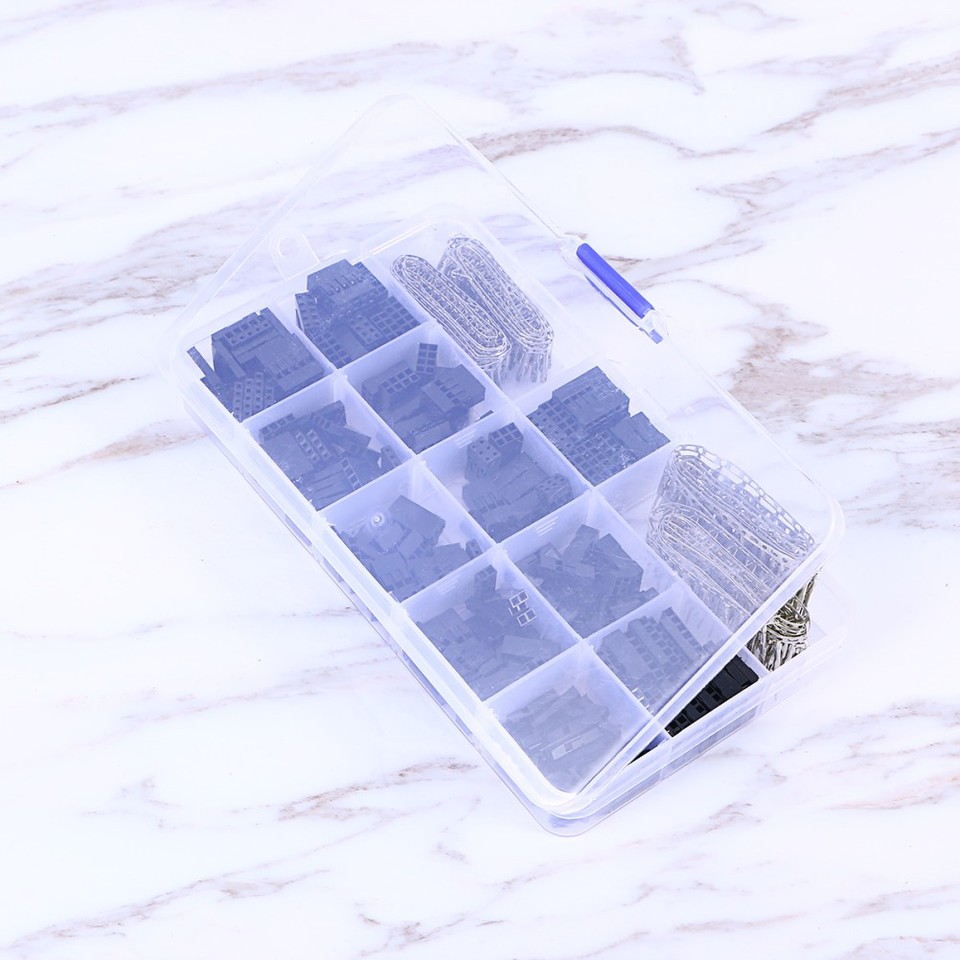 620 Pcs Electrical Connector Kit Wire Header Pin Connectors Housing ...