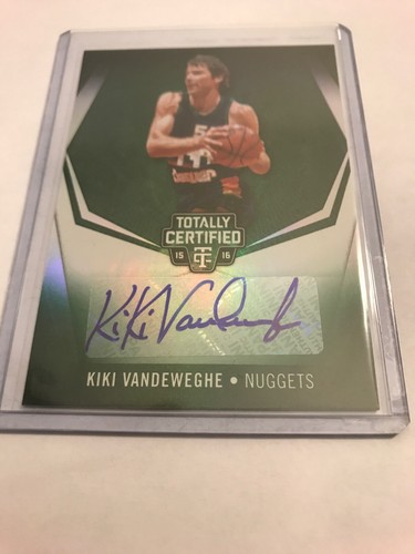 #3/5 (ONLY 5) 2015-16 TOTALLY CERTIFIED AUTO AUTOGRAPH KIKI VANDEWEGHE ...