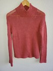 Peruvian Connection Weston Pima Cotton Pullover Sweater Size Small Rose ...