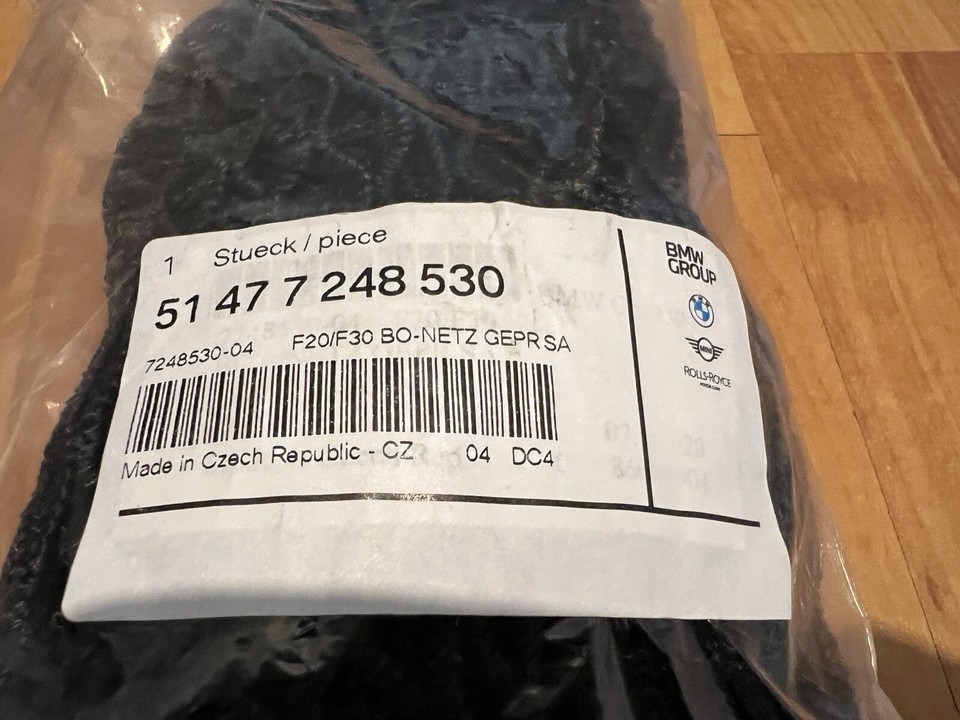 BMW Genuine Luggage Net 1, 2, 3 & 4 Series 51 47 7 248 530 F20 F30 | eBay