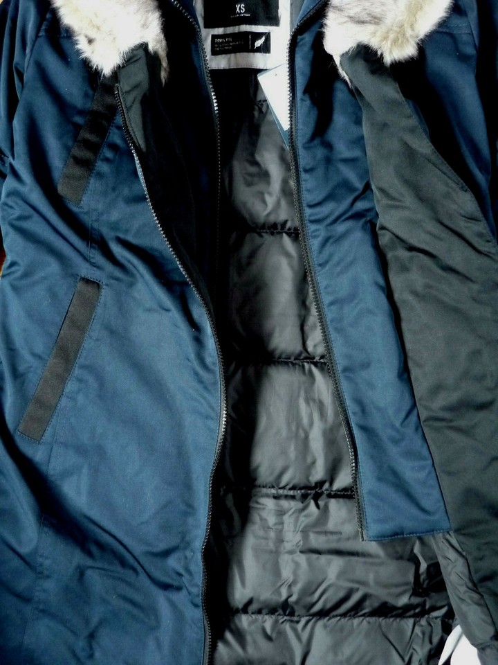 NWT Hollister by Abercrombie&Fitch Women's Down Parka Double-Layer Fur ...