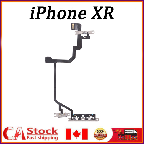 Apple iPhone XR Power Flex Cable Volume Buttons switch With Brackets ...