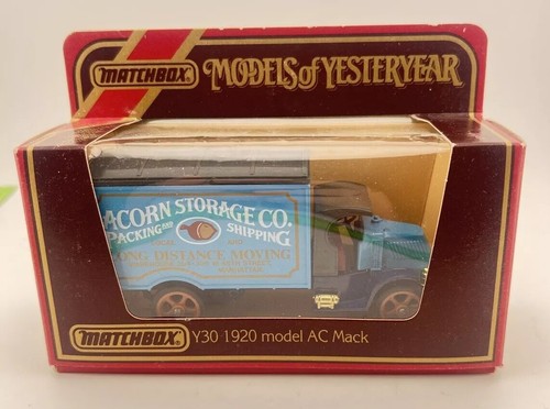 Matchbox Y-30 1920 Mack Truck Model AC Acorn Storage Co. Models of ...