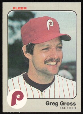 1983 Fleer Greg Gross Philadelphia Phillies #162 | eBay