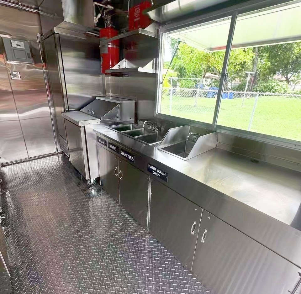 Food Trailer Festival Mobile Kitchen Food Truck Halal All Food Quick ...