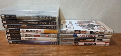 Lot of 8 Sony PSP PlayStation Portable Video Games with Movies | eBay