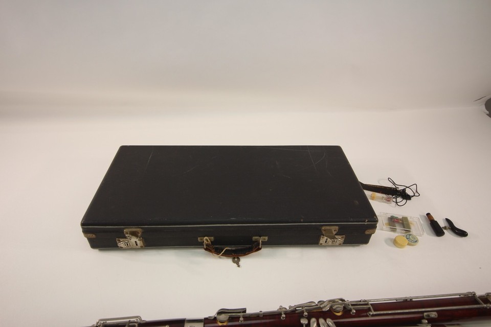 RESTORED VINTAGE BASSOON FROM CZECHOSLOVAKIA 101 CURLY MAPLE READY TO ...