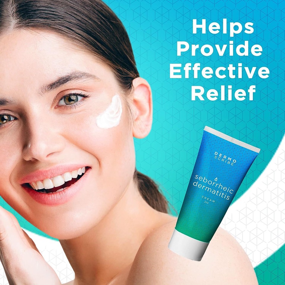 Dermoscribe - Seborrheic Dermatitis Cream, Eczema Cream, Fast-Acting ...